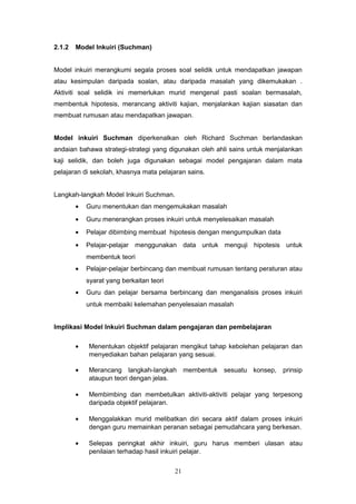 10. tajuk 2 model model pengajaran | DOC