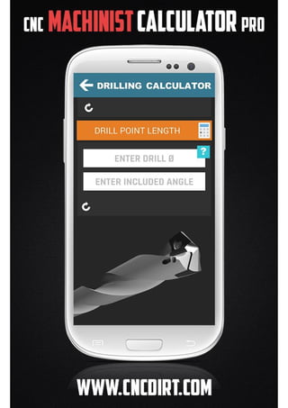 CNC Machinist Calculator Pro: Drilling Calculator | PDF