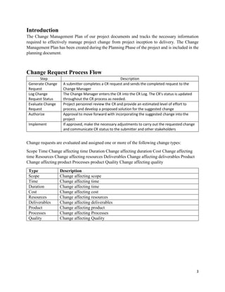 Software Project Management: Change Control | PDF