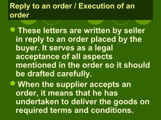 10. reply to an order | PPT