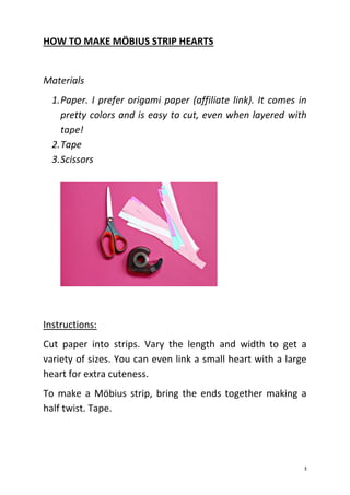 How to make a möbius strip | PDF