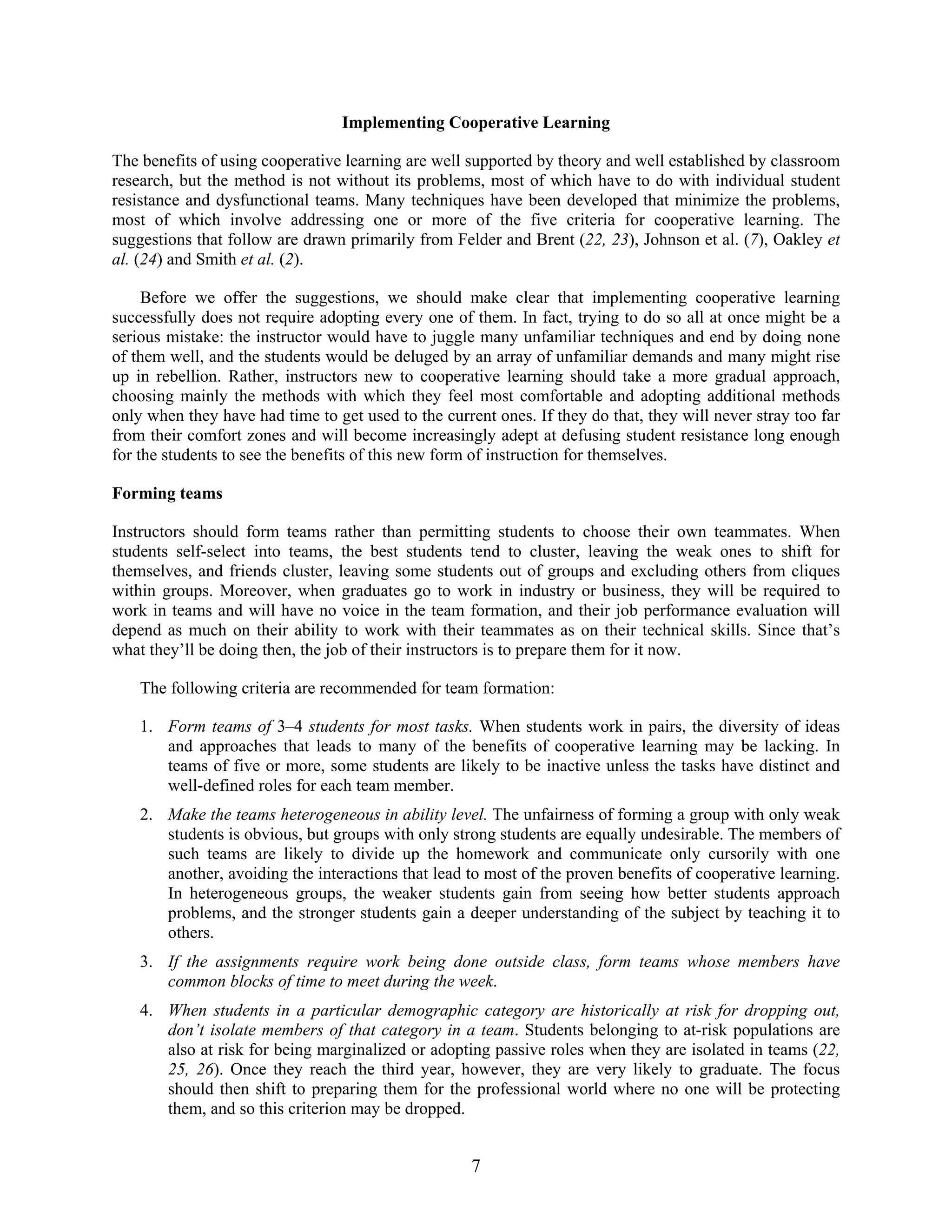 Cooperative Learning | PDF