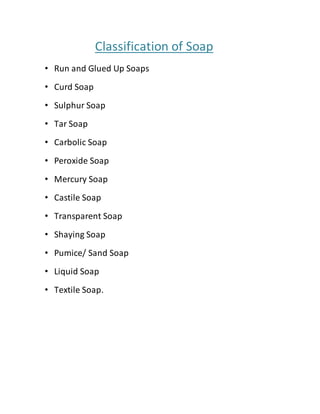 SOAPS & DETERGENTS | DOCX