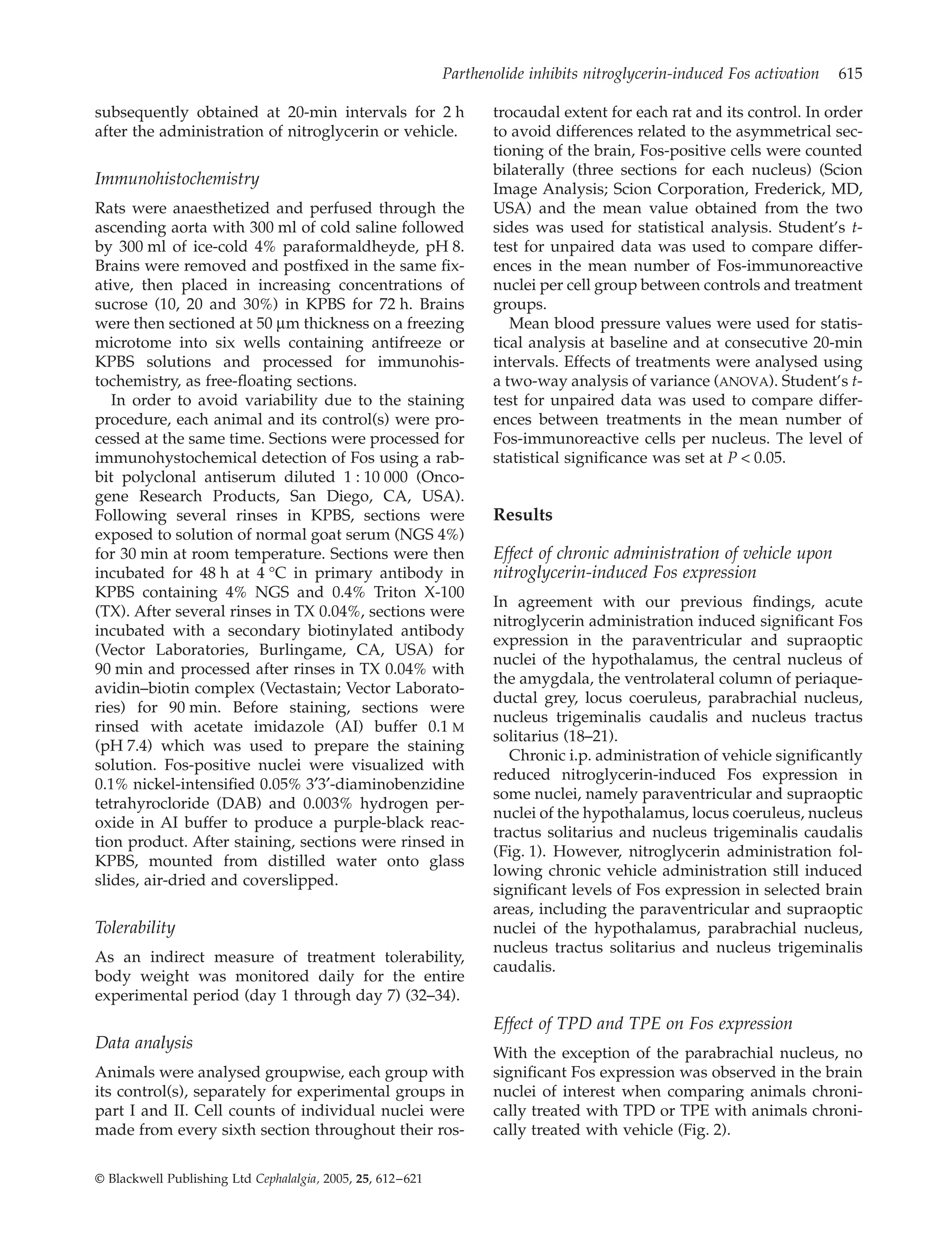Parthenolide and Migraine | PDF