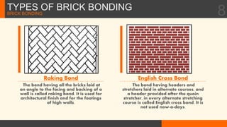 10. brick work & bonding | PPTX