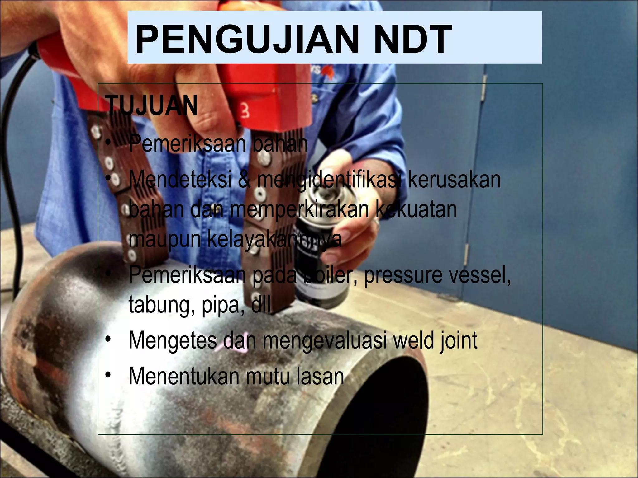 pengujian material DT dan NDT | PPT