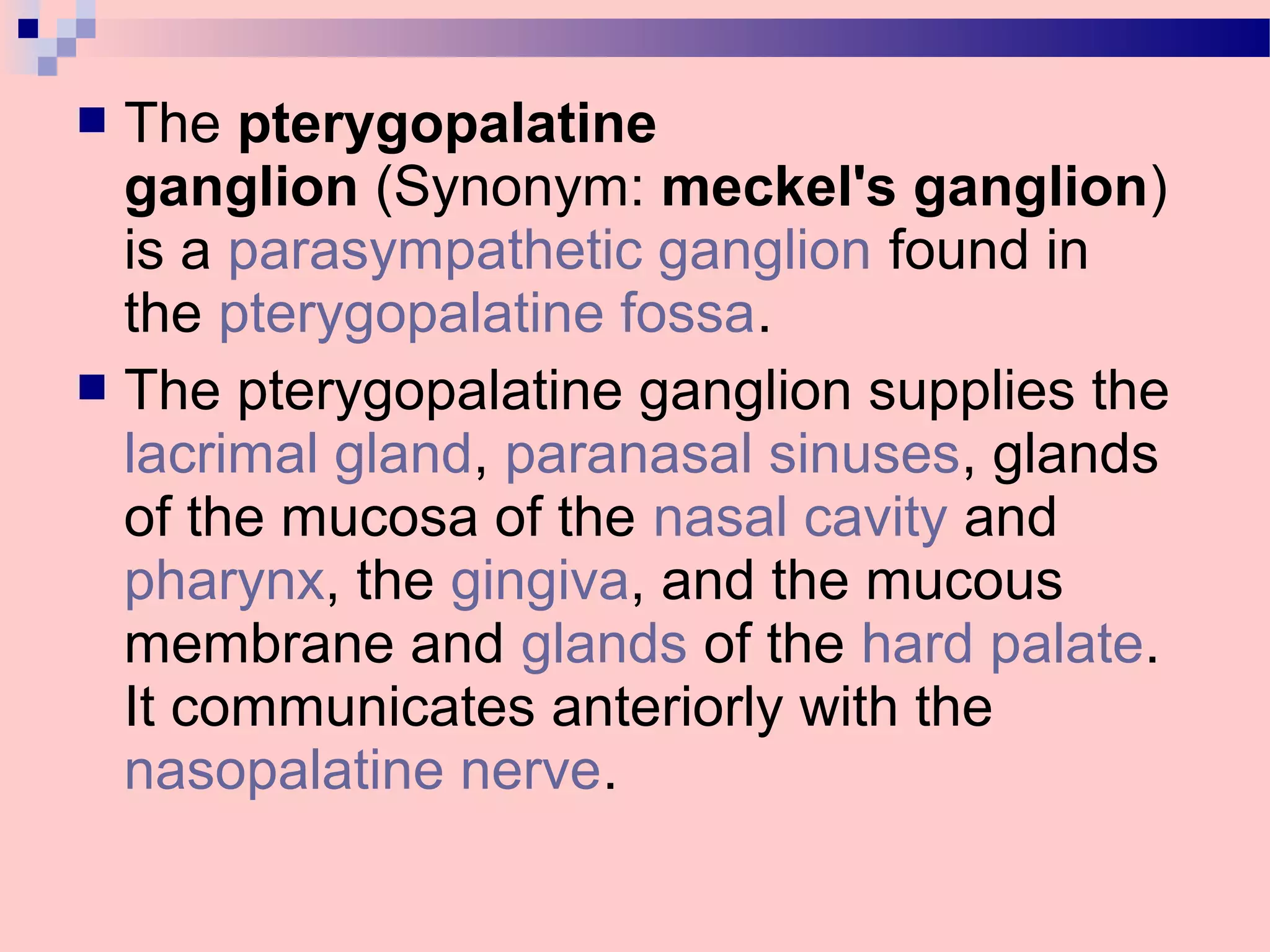 Peripheral Nervous System – Cranial Nerves – Part 2 | PPT