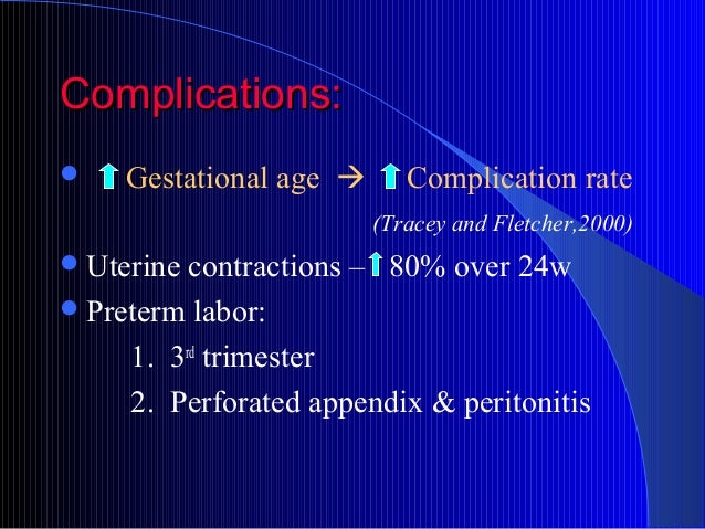 Appendicitis During Pregnancy
