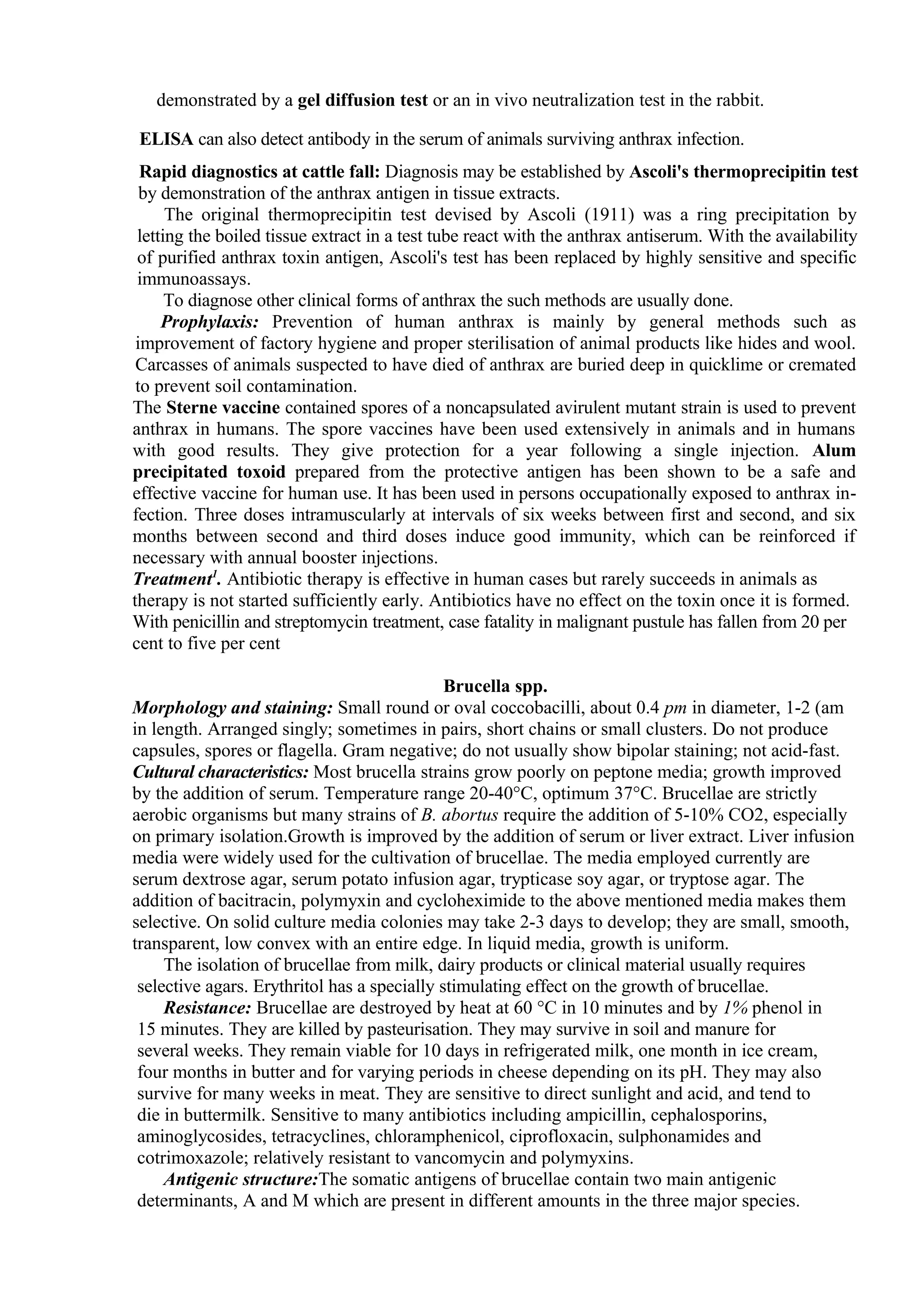 Zoonotic Infections. Bacillus Anthracis, Brucella. Brucellosis ...