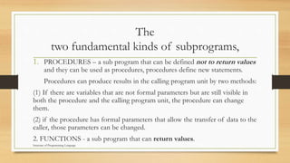 10. sub program | PPT