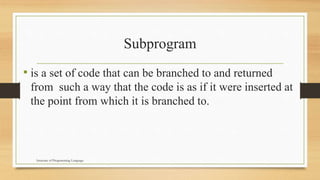 10. sub program | PPTX