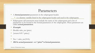 10. sub program | PPT