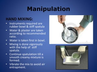 Model and Die Materials By Dr Rashid Hassan | PPTX