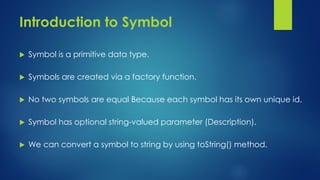 10. symbols | ES6 | JavaScript | TypeScript | PDF | Programming ...