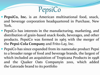 PepsiCo | PPT