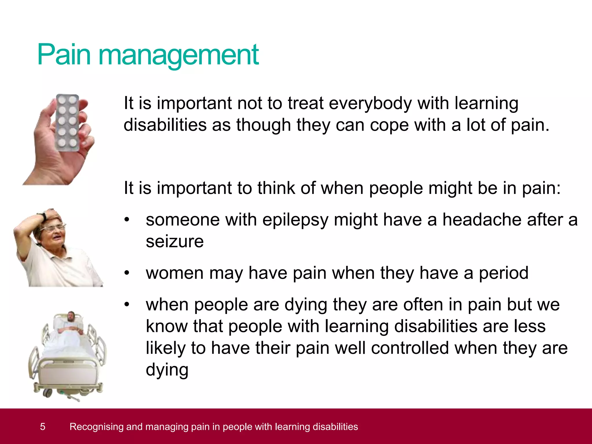 Social care staff. pain management | PPTX
