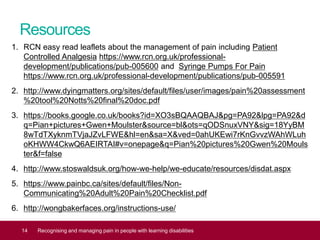 Social care staff. pain management | PPTX