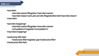 servlet db connectivity | PPT