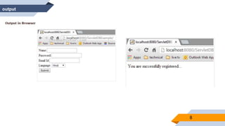 servlet db connectivity | PPT