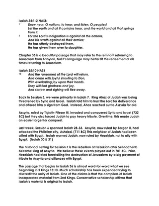 10-18-20, Isaiah 34-39, God Listens | PDF