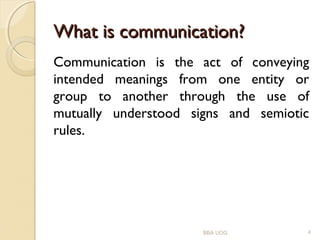 Comunication | PPT