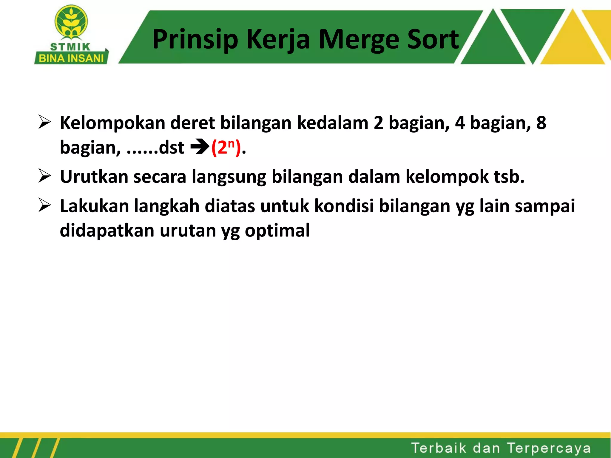 Pertemuan 10 Tehnik Sorting | PDF