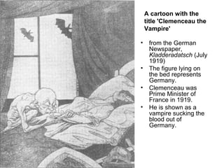 CAMBRIDGE IGCSE HISTORY: GERMAN REACTIONS AFTER THE TREATY | PPT