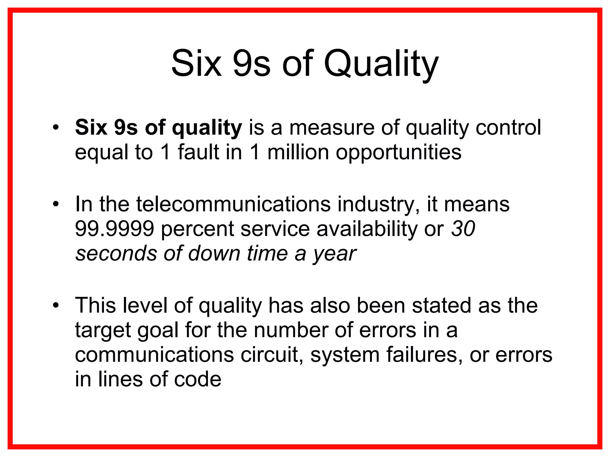 10. Project Quality Management | PPT | Business | Business and Finance