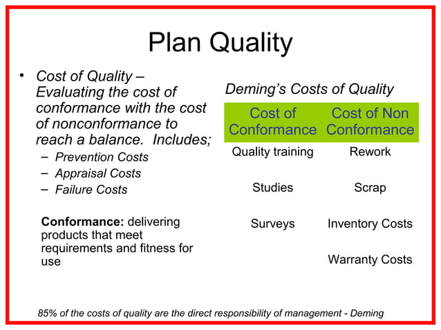 10. Project Quality Management | PPT | Business | Business and Finance