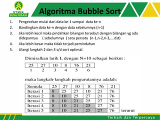 Pertemuan 10 Tehnik Sorting | PDF