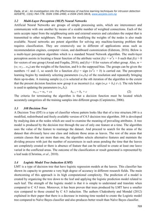 An Investigation into the Effectiveness of Machine Learning Techniques for Intrusion Detection ...