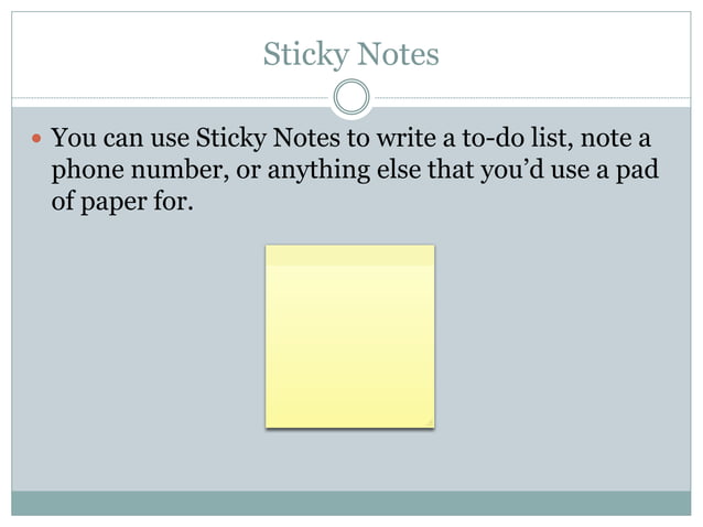 Windows 7 Accessories