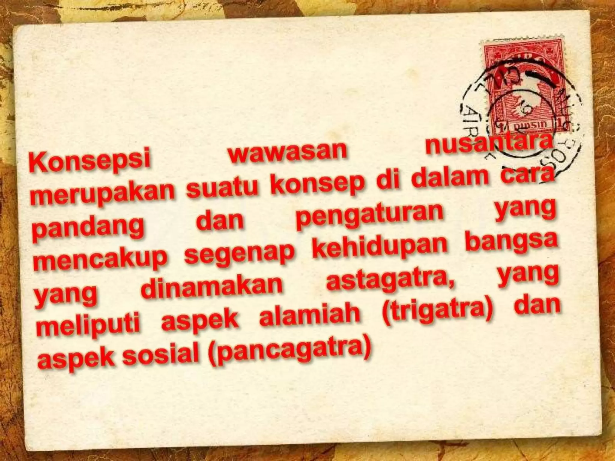 Aspek Trigatra dan Pancagatra dalam Wawasan Nusantara | PPTX