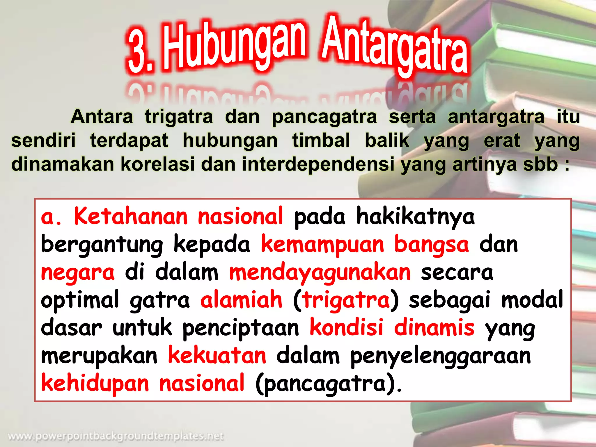 Aspek Trigatra dan Pancagatra dalam Wawasan Nusantara | PPTX