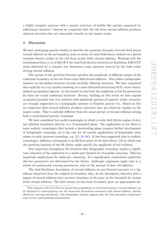 A smooth exit from eternal inflation? | PDF | Physics | Science