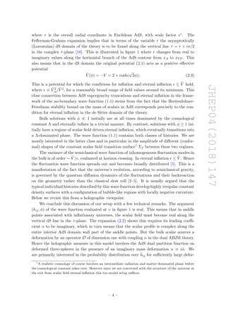 A smooth exit from eternal inflation? | PDF | Physics | Science