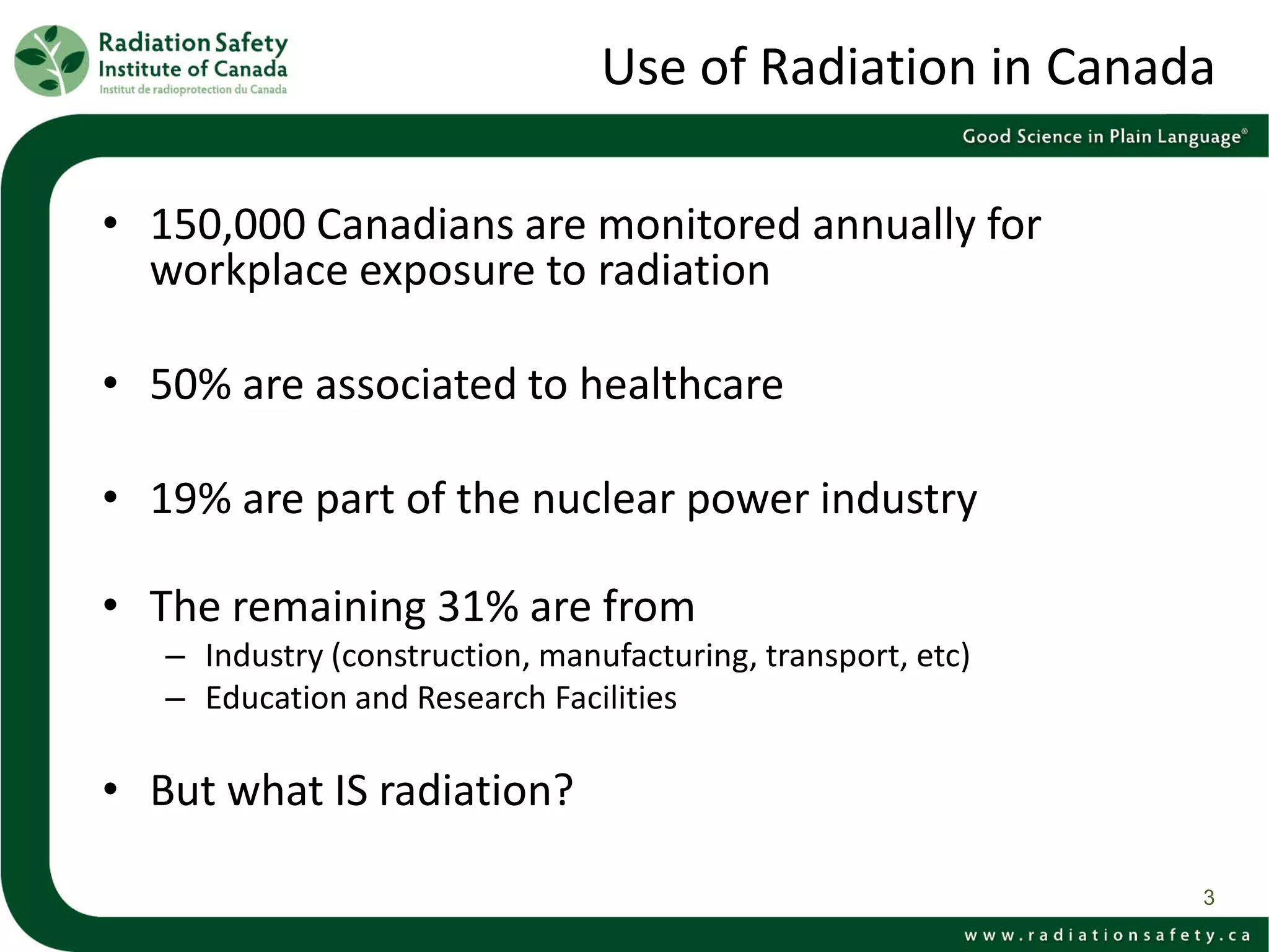 Radiation Safety in the Workplace | PDF
