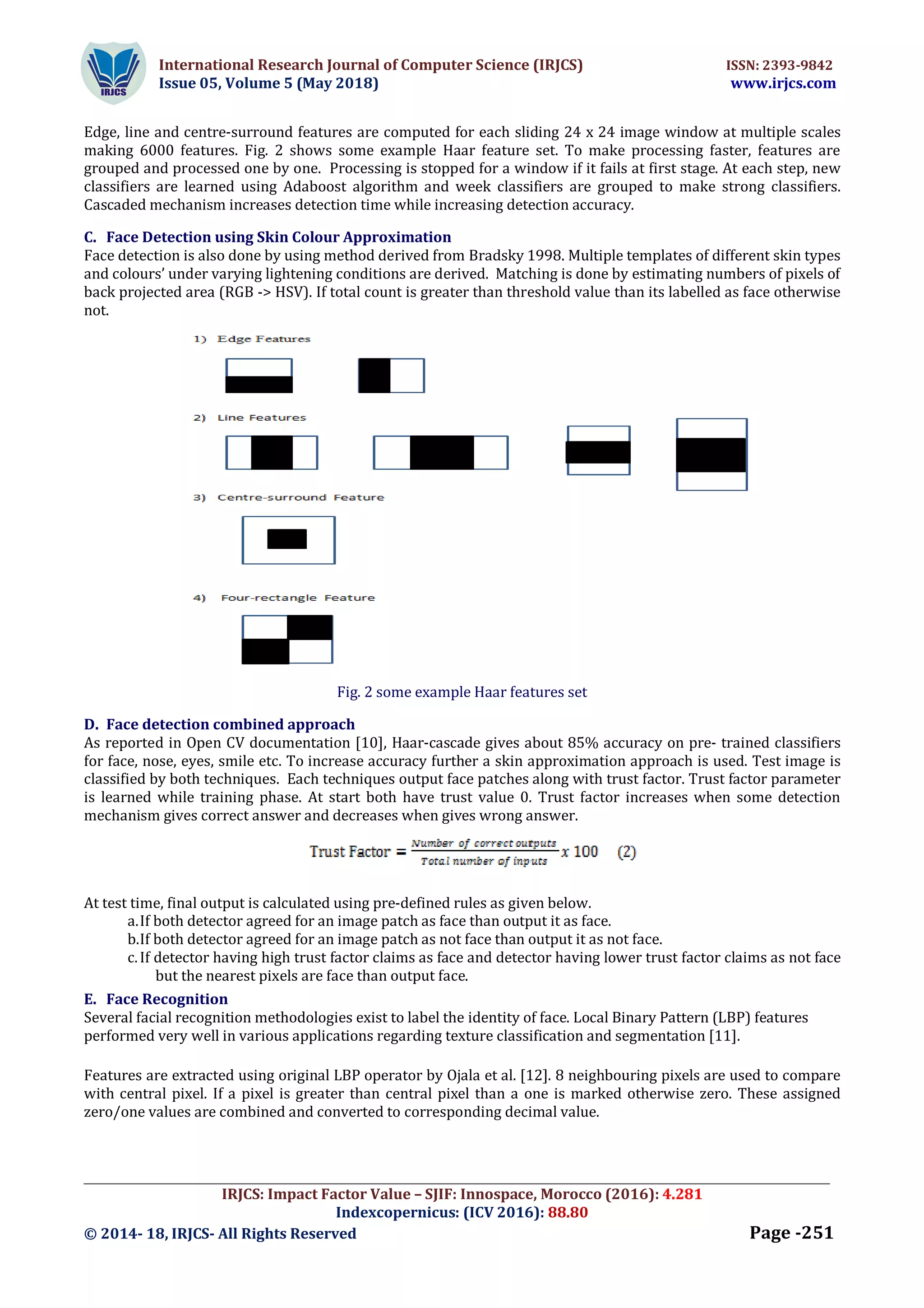 AN IMAGE BASED ATTENDANCE SYSTEM FOR MOBILE PHONES | PDF