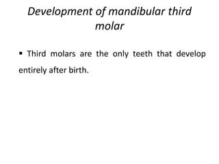 THIRD MOLAR IMPACTION (BASIC) | PPTX