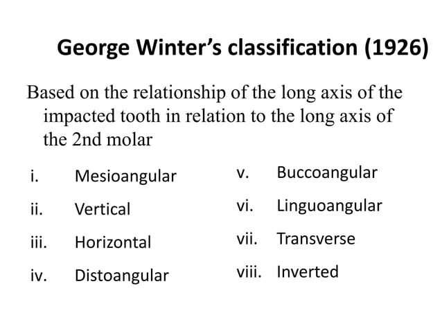 THIRD MOLAR IMPACTION (BASIC) | PPTX
