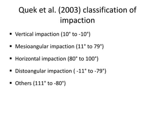 THIRD MOLAR IMPACTION (BASIC) | PPTX