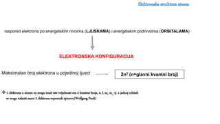 10. elektronska struktura atoma i pse | PPTX