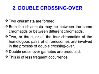 linkage and crossing over | PPT