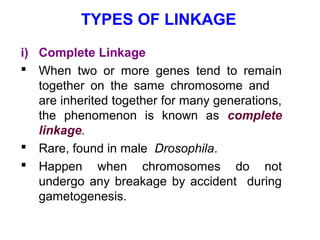 linkage and crossing over | PPT