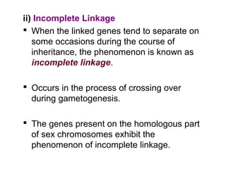 linkage and crossing over | PPT