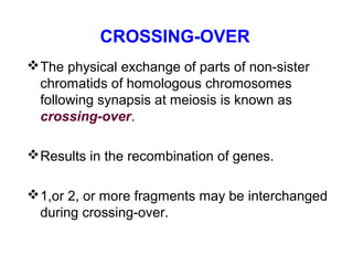 linkage and crossing over | PPT