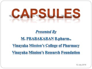 Capsules | PPT