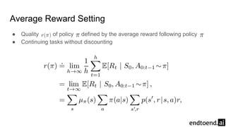 Reinforcement Learning 10. On-policy Control with Approximation | PDF