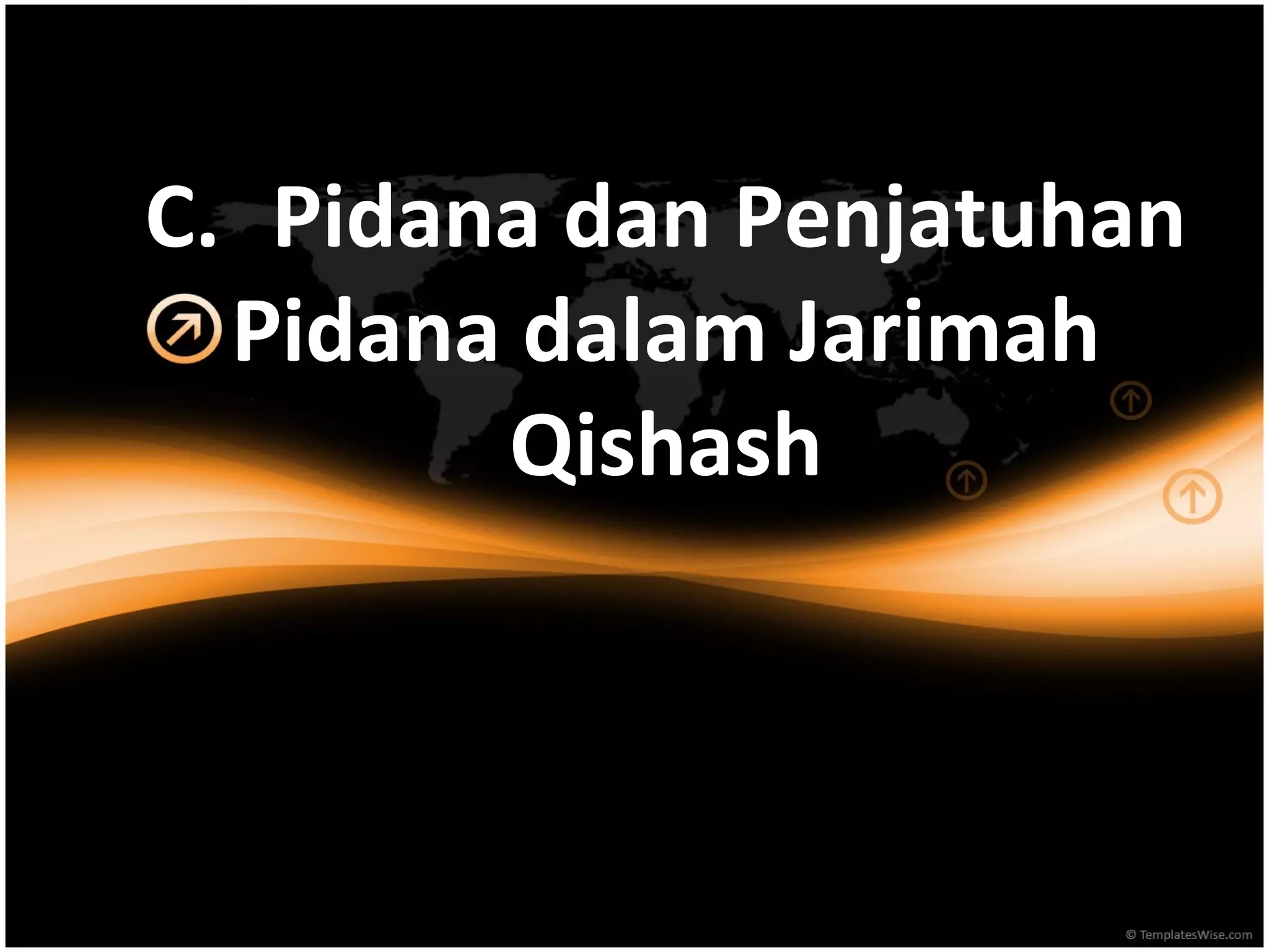 jarimah qishash diyat | PPT