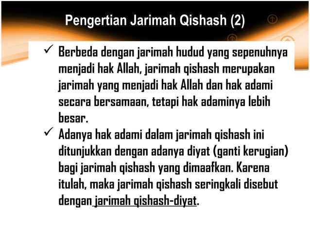 jarimah qishash diyat | PPT